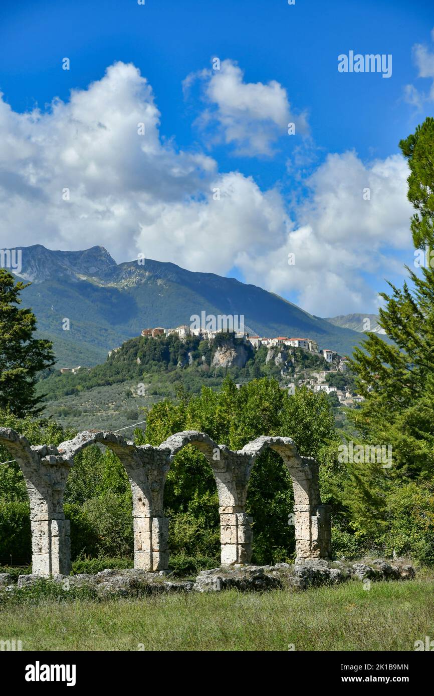 The ancient abbey of San Vincenzo al Volturno in Molise, a region of ...