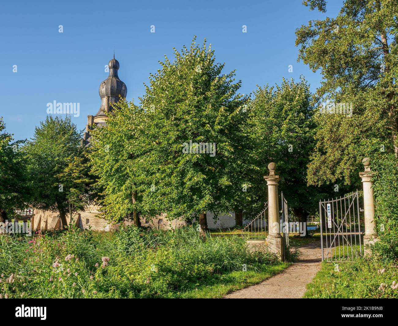 at the castle of gemene Stock Photo - Alamy
