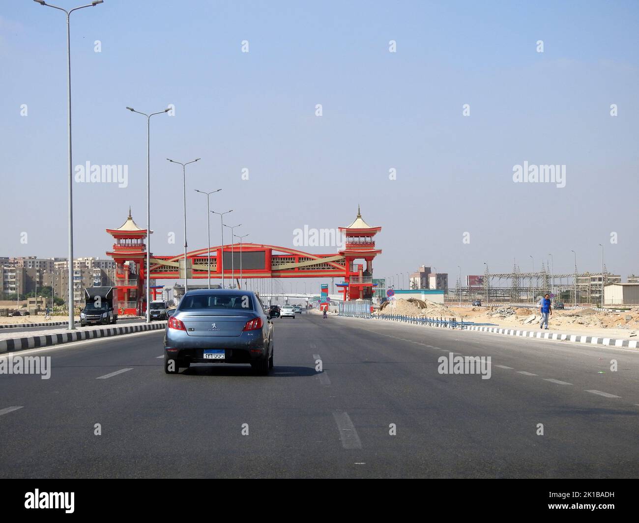 Cairo, Egypt, August 17 2022: Shinzo Abe axis patrol highway in Egypt ...