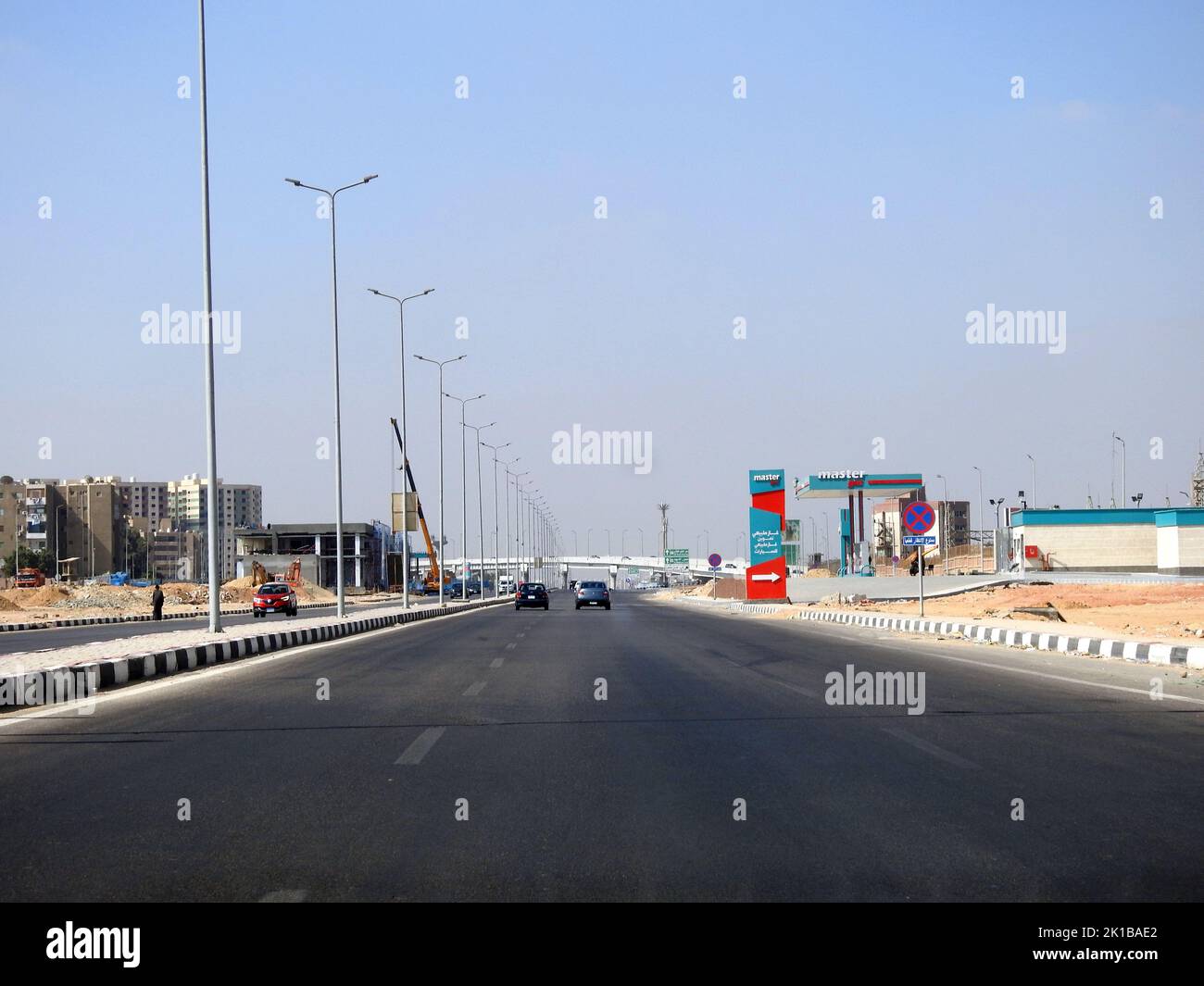 Cairo, Egypt, August 17 2022: Shinzo Abe axis patrol highway in Egypt ...