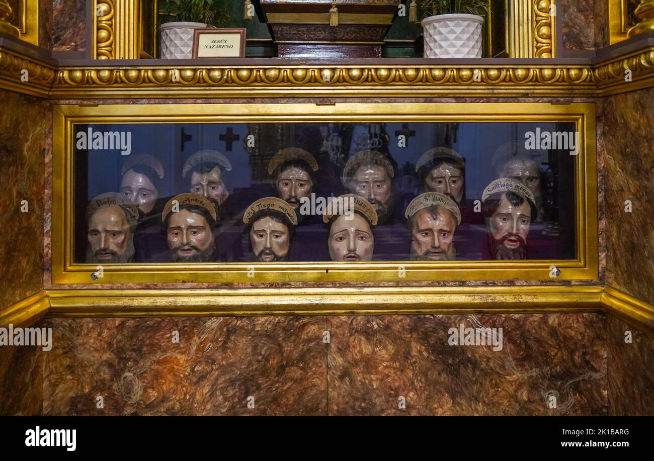 Twelve heads of apostles hi-res stock photography and images - Alamy