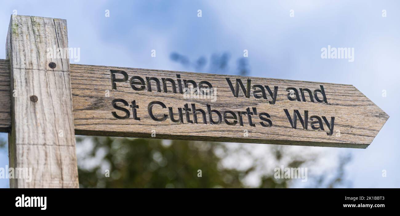 Kirk Yetholm, Scottish Borders, UK - Which marks the northern end of ...