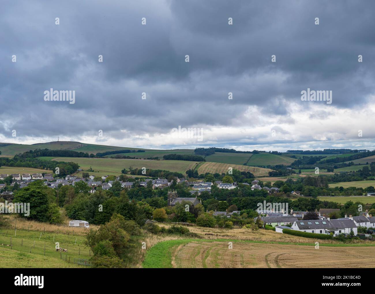 Kirk Yetholm, Scottish Borders, UK - Which marks the northern end of ...