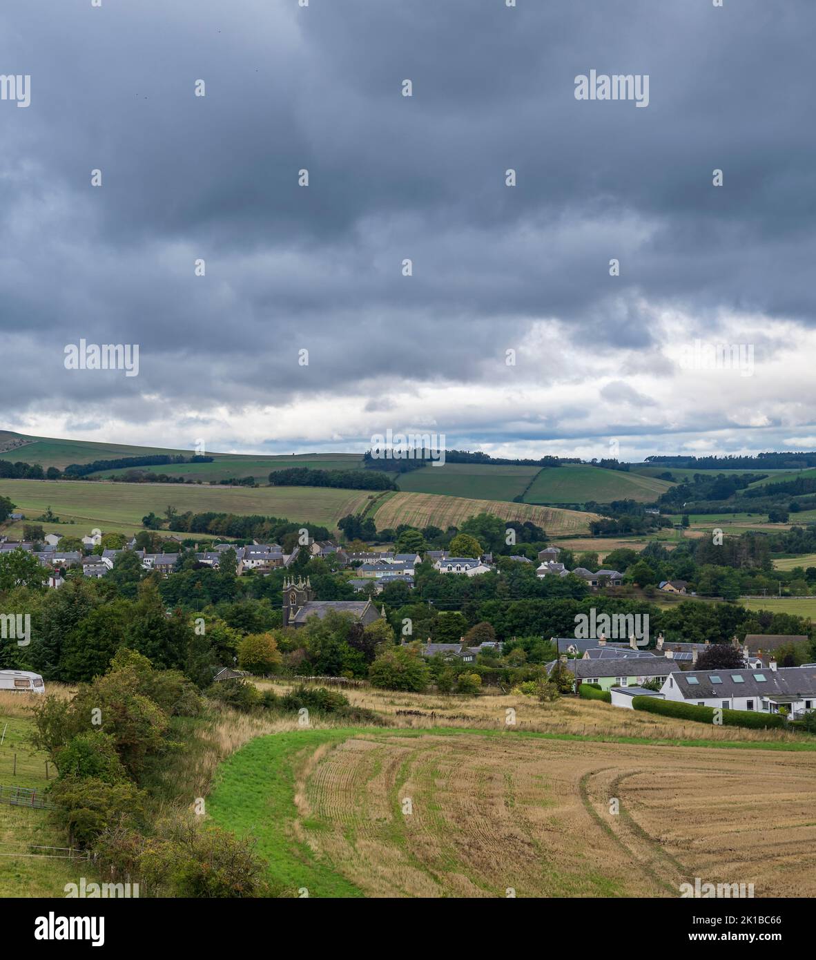 Kirk Yetholm, Scottish Borders, UK - Which marks the northern end of ...