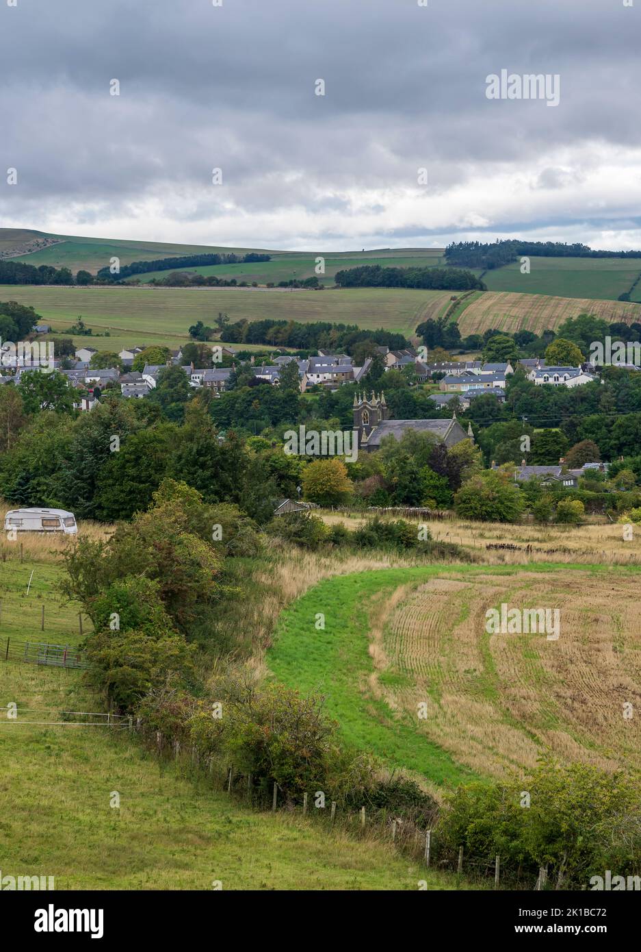 Kirk Yetholm, Scottish Borders, UK - Which marks the northern end of ...