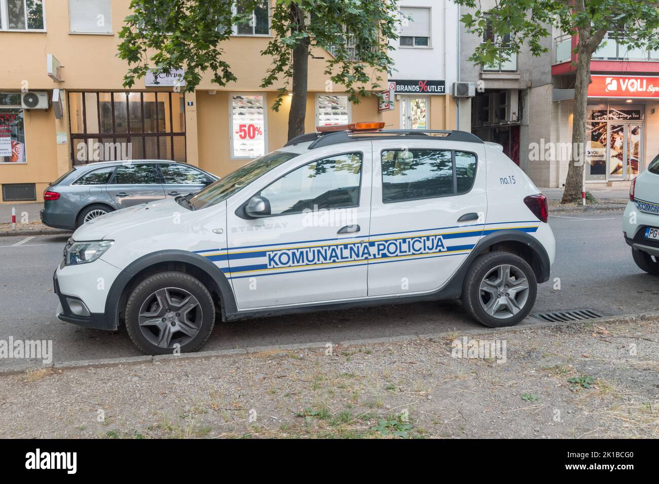 Podgorica, Montenegro - June 4, 2022: Dacia Stepway car of municipal ...