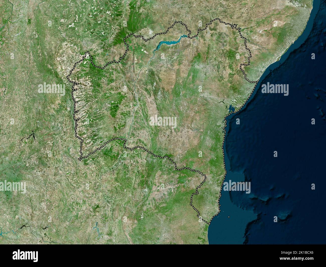 Bahia, state of Brazil. High resolution satellite map Stock Photo - Alamy