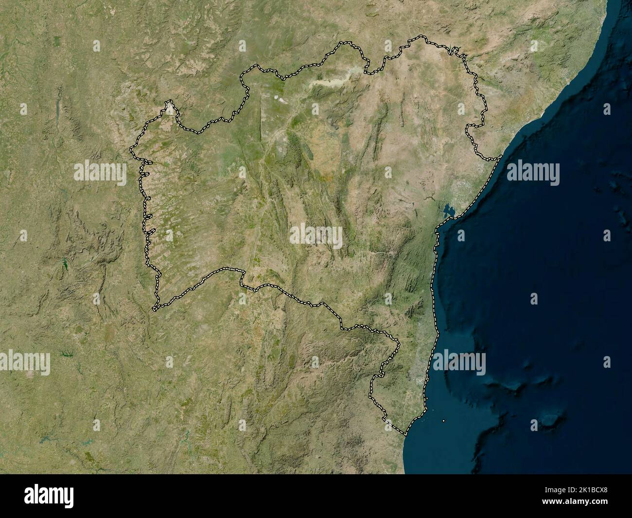 Bahia, state of Brazil. Low resolution satellite map Stock Photo - Alamy