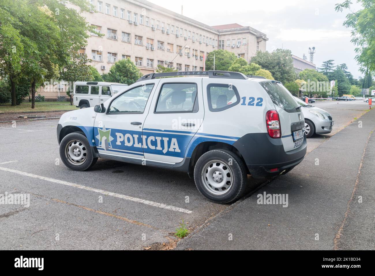 Podgorica, Montenegro - June 4, 2022: Parked Dacia Duster belong to ...