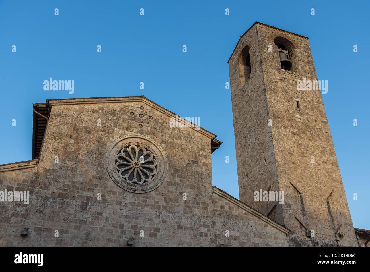 The church of S. Tommaso Apostolo, built in Romanesque style, stands on ...