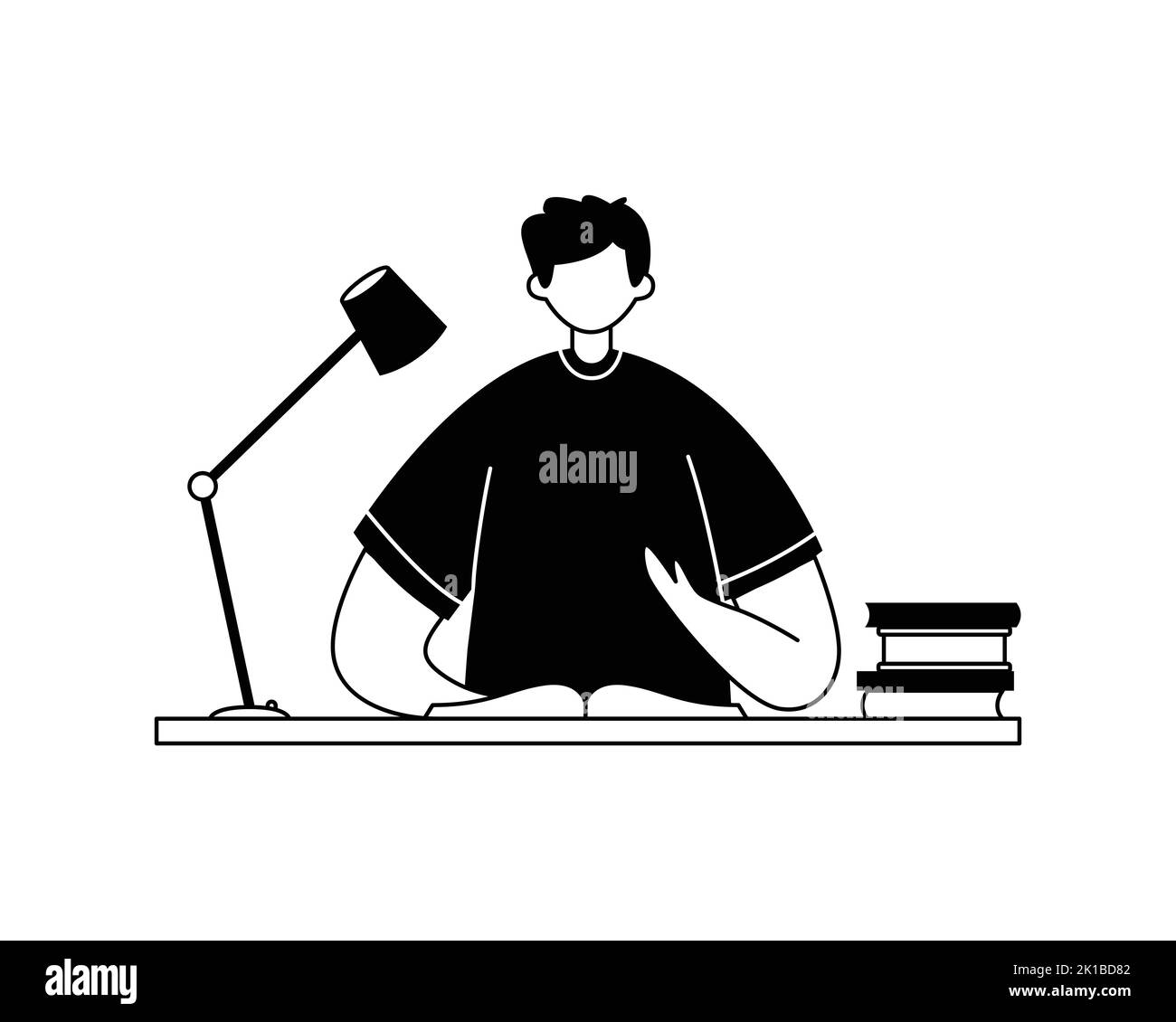 Highschool students classroom Cut Out Stock Images & Pictures - Alamy