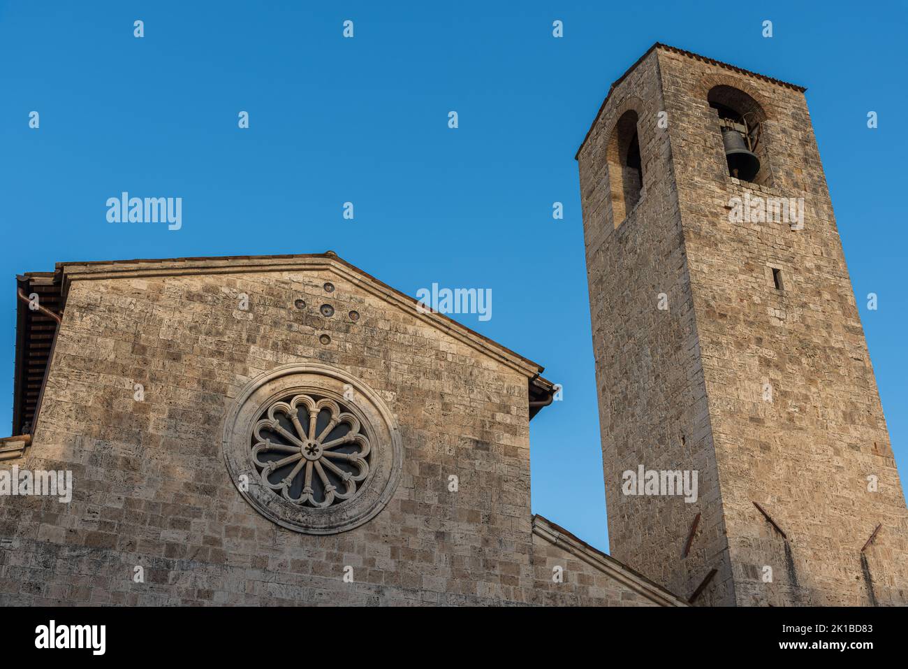 The church of S. Tommaso Apostolo, built in Romanesque style, stands on ...