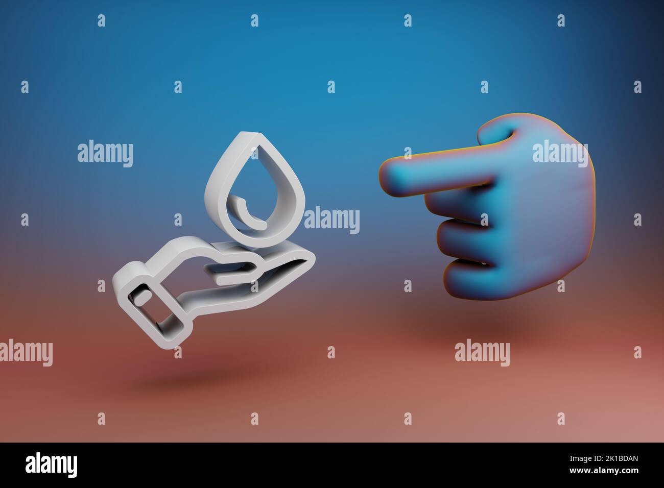 Beautiful illustrations abstract Hand index finger points to clean ...
