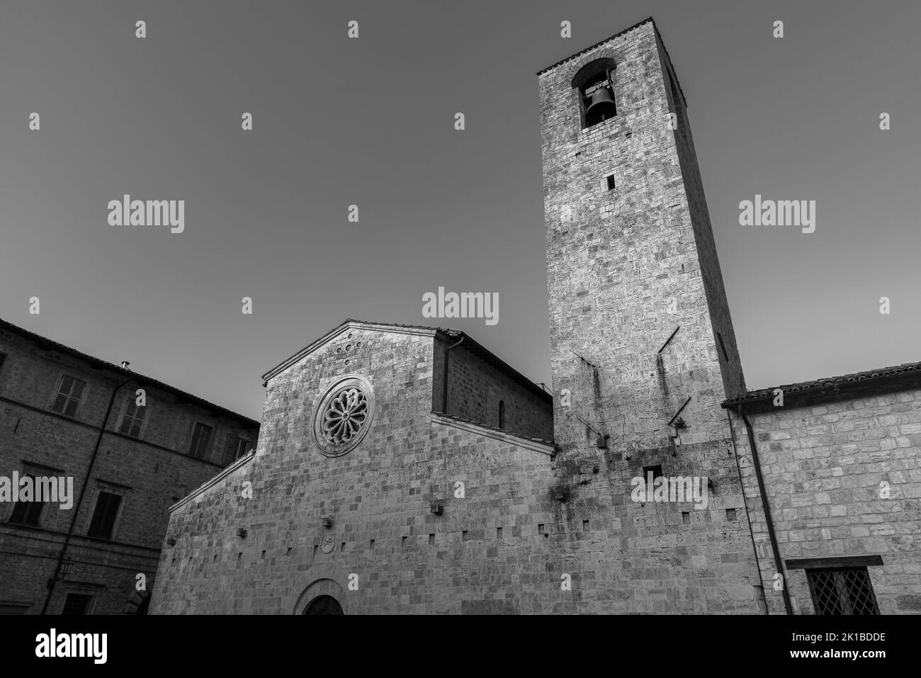 The church of S. Tommaso Apostolo, built in Romanesque style, stands on ...
