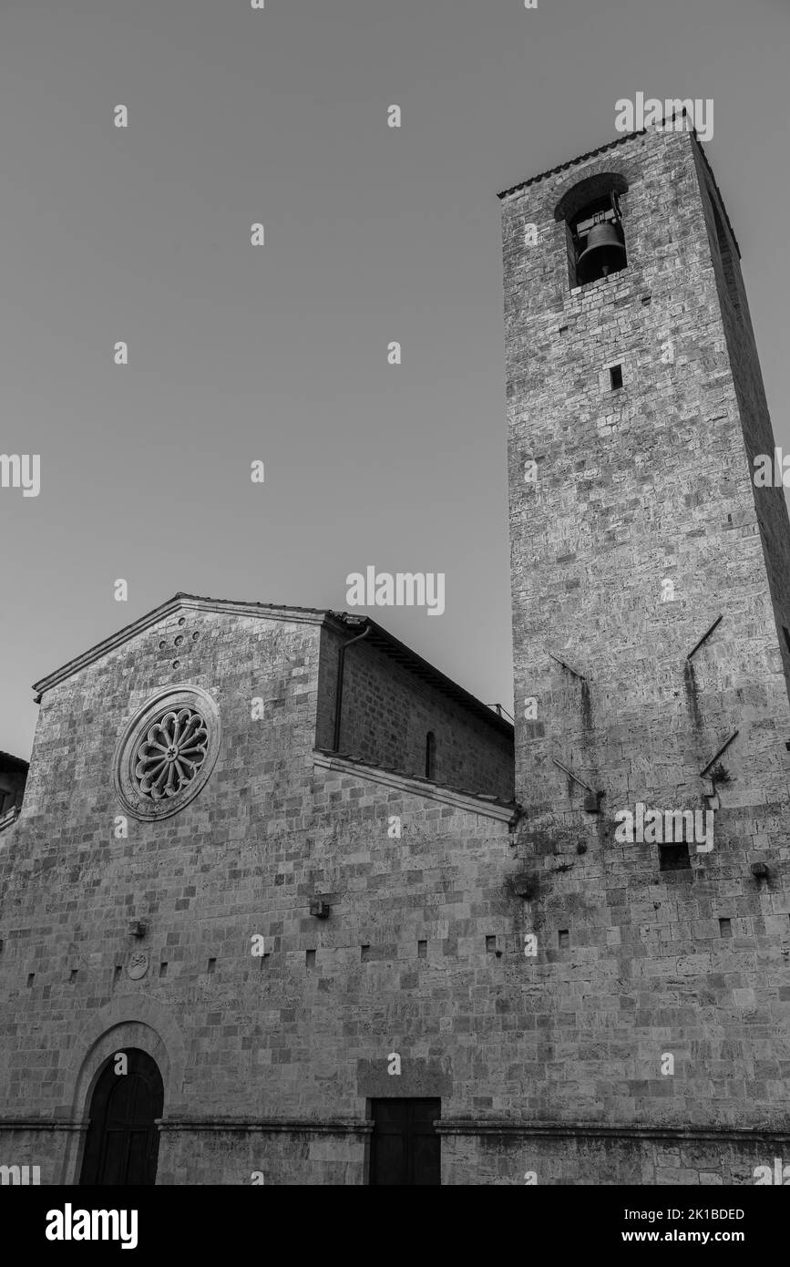 The church of S. Tommaso Apostolo, built in Romanesque style, stands on ...