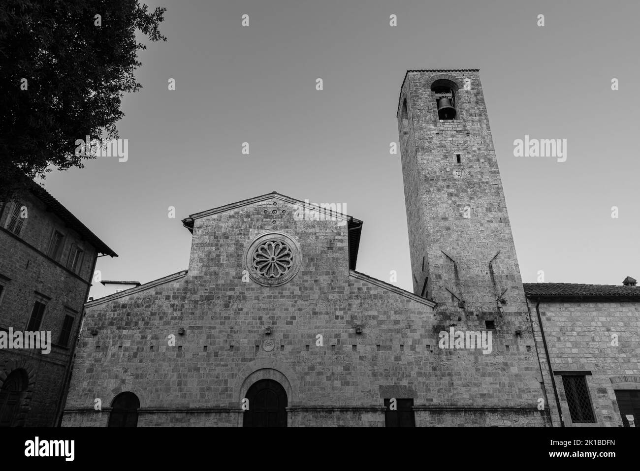 The church of S. Tommaso Apostolo, built in Romanesque style, stands on ...