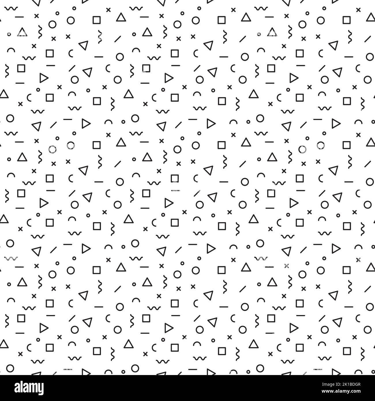 Geometry Floral And Heart Pattern Seamless Pattern Isolated Background Vector Illustration