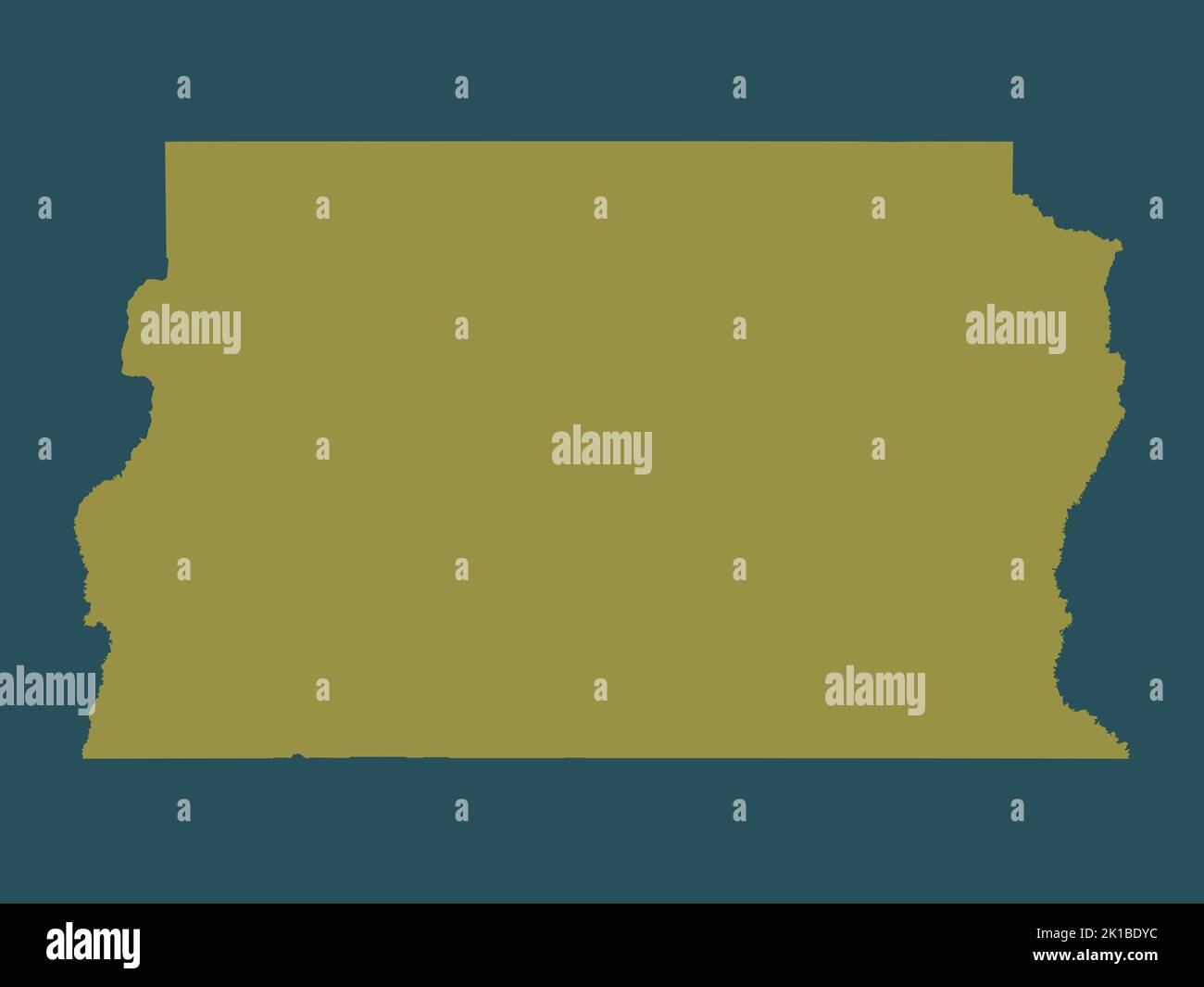 Distrito Federal, federal district of Brazil. Solid color shape Stock ...