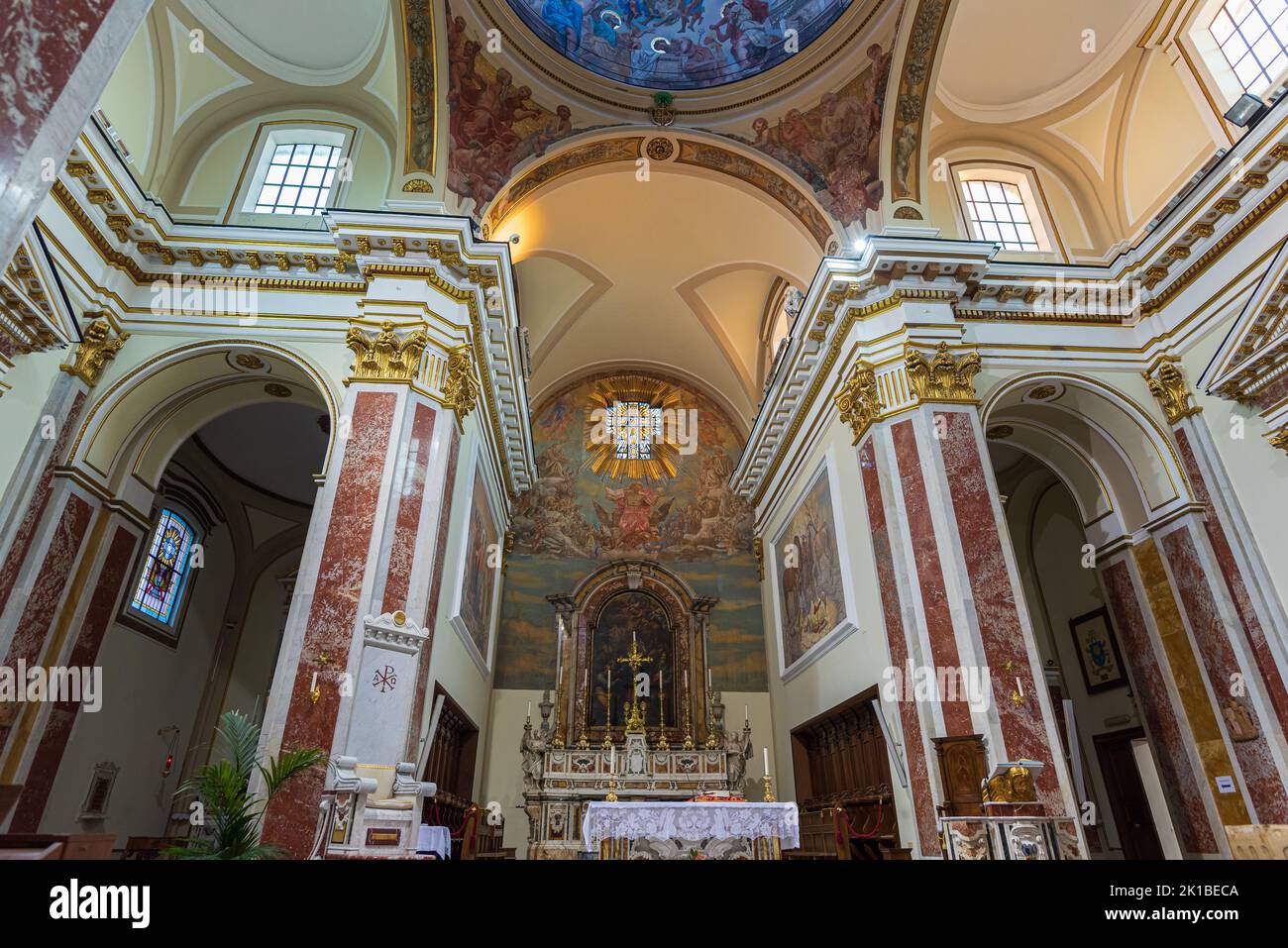 Isernia, Molise. The Cathedral of St. Peter the Apostle is the most ...