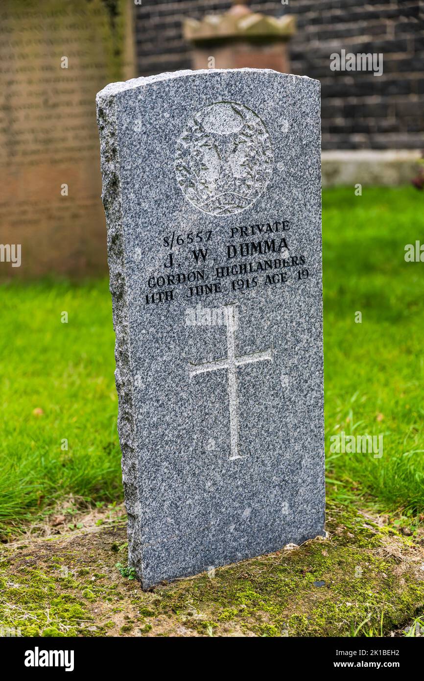 Kirk Yetholm, Scottish Borders, UK - The village church or Kirk in the ...