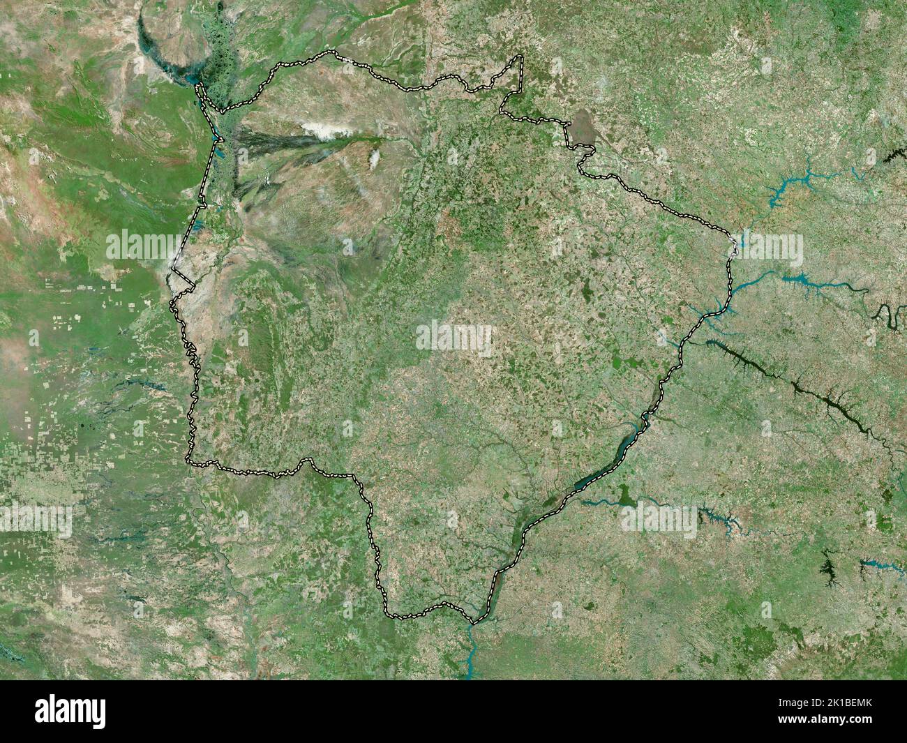 Mato grosso do sul outline map hi-res stock photography and images - Alamy