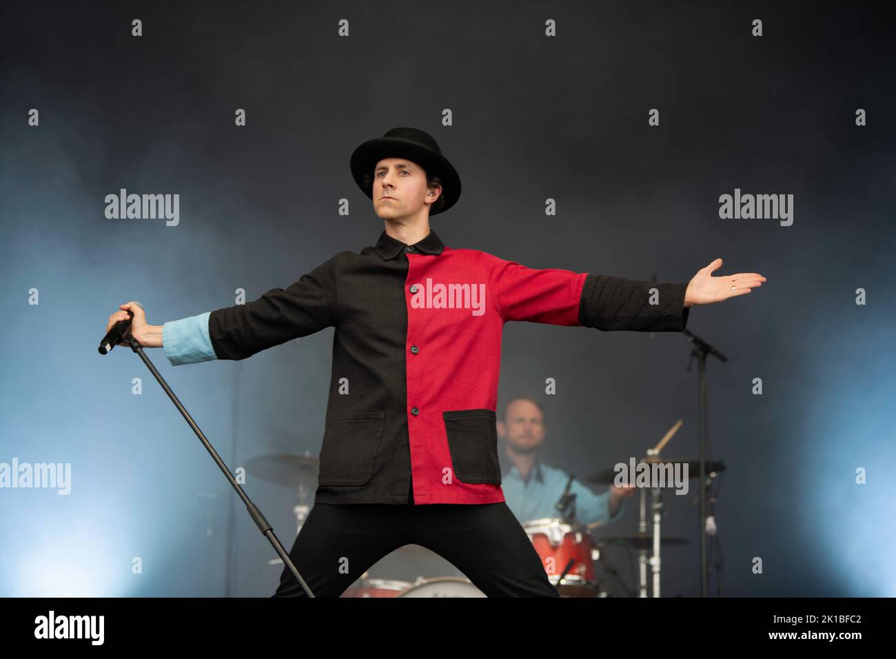 British rock band Maxïmo Park playing live at the Tempelhof Sounds ...
