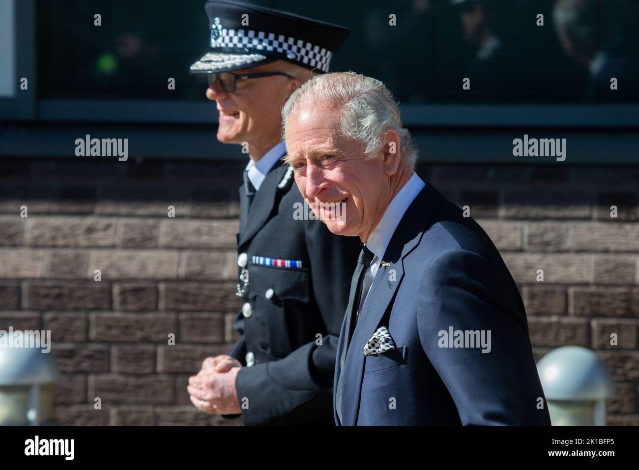 London, England, UK. 17th Sep, 2022. King CHARLES III arrives at ...