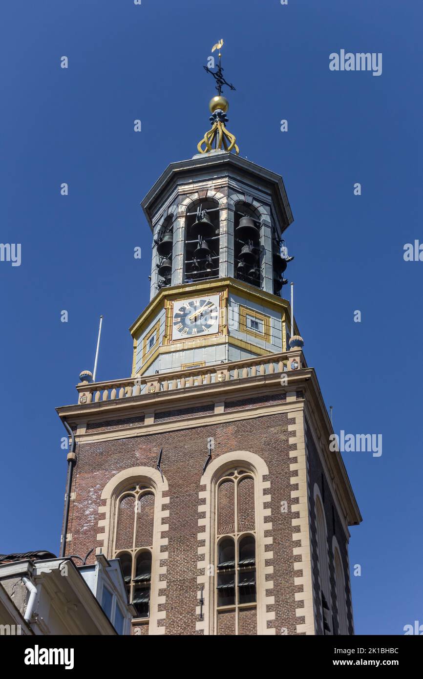 Historic belfry clock tower in Kampen, Netherlands Stock Photo - Alamy