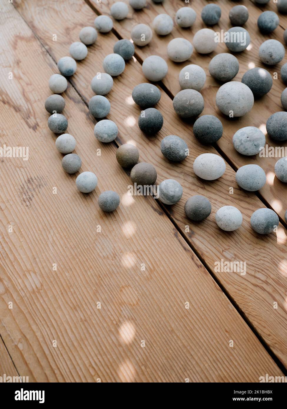 Stone pebble art of Jim & Helen Ede's house art collection and gallery ...