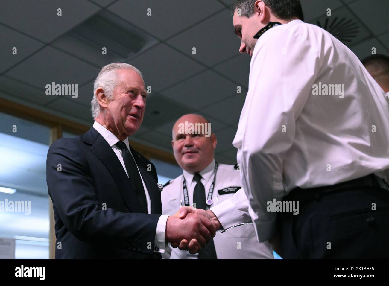King Charles III meets members of the Metropolitan Police Service ...