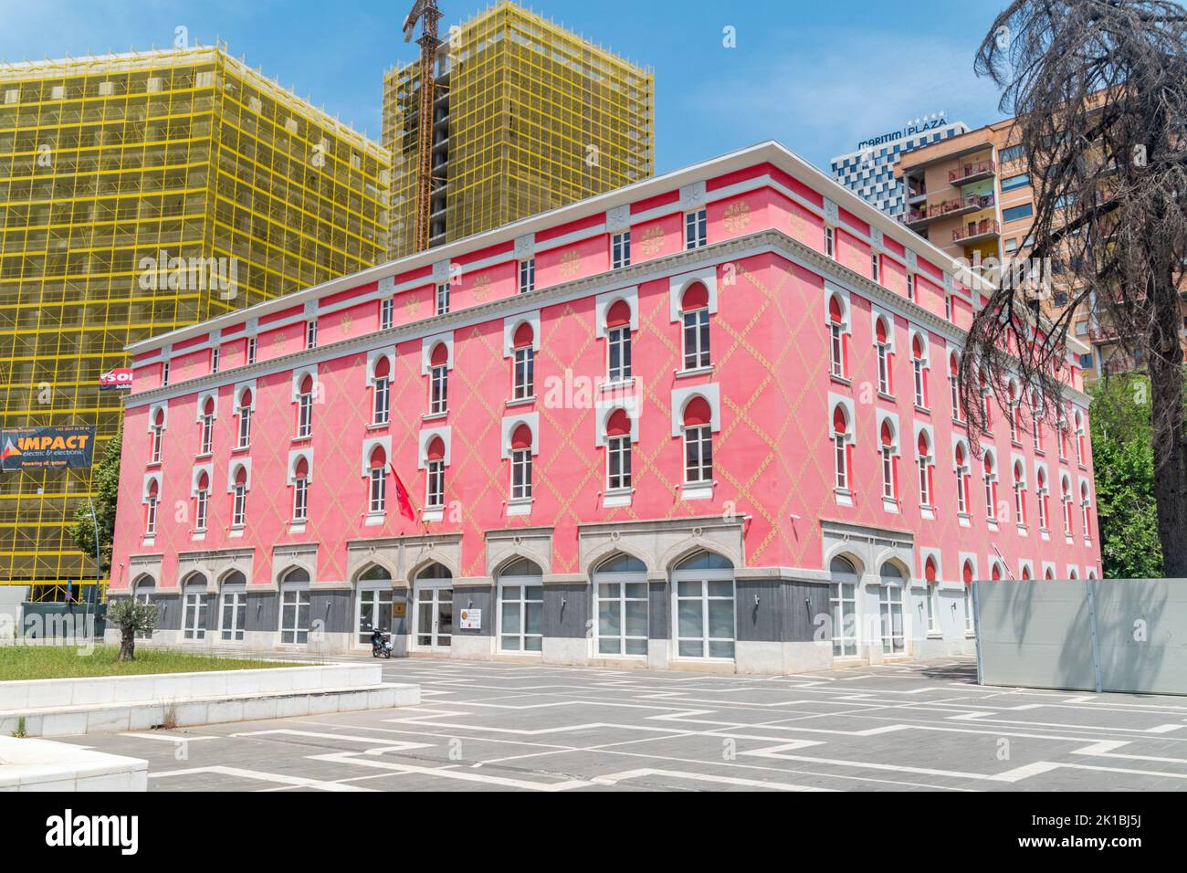 Tirana, Albania - June 4, 2022: Ministry of Infrastructure and Energy ...