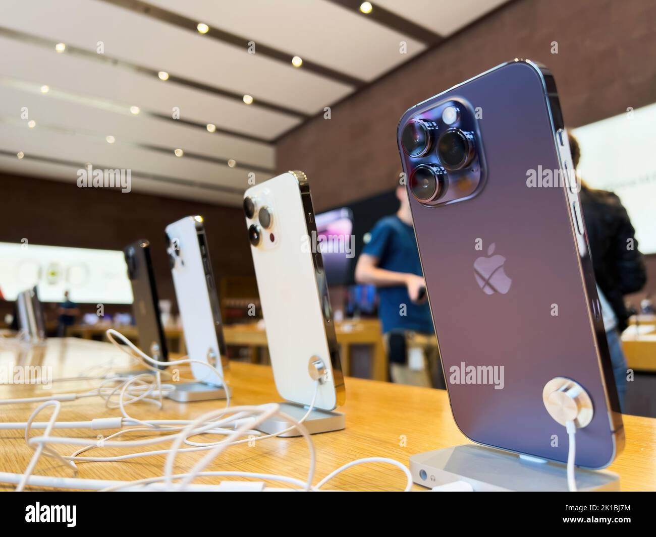 Paris, France - Sep 16, 2022: Hero object shot - The Apple Computers ...