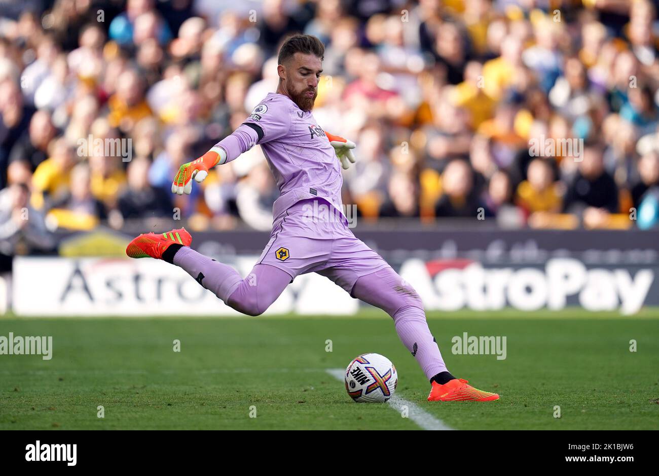 Wolverhampton Wanderers goalkeeper Jose Sa during the Premier League ...