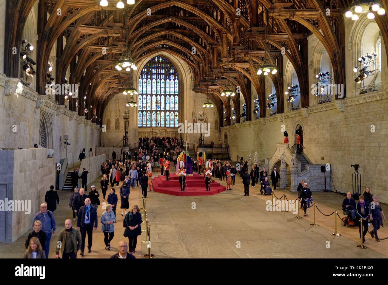 Queen Elizabeth II - Lying in State at Westminster Hall Stock Photo - Alamy Queen Elizabeth II - Lying in State at Westminster Hall Stock Photo - Alamy