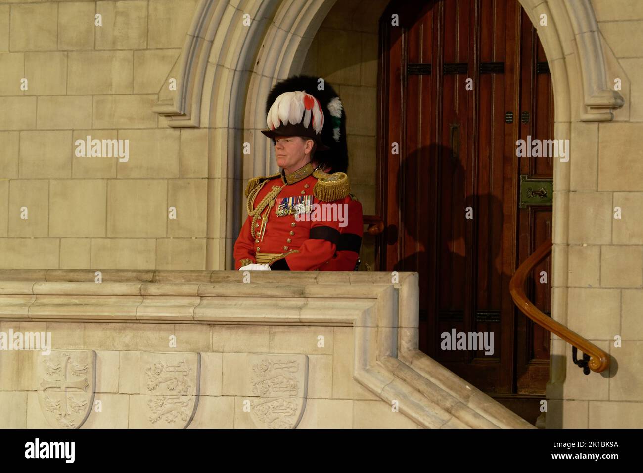 Queen Elizabeth II - Lying in State at Westminster Hall Stock Photo - Alamy