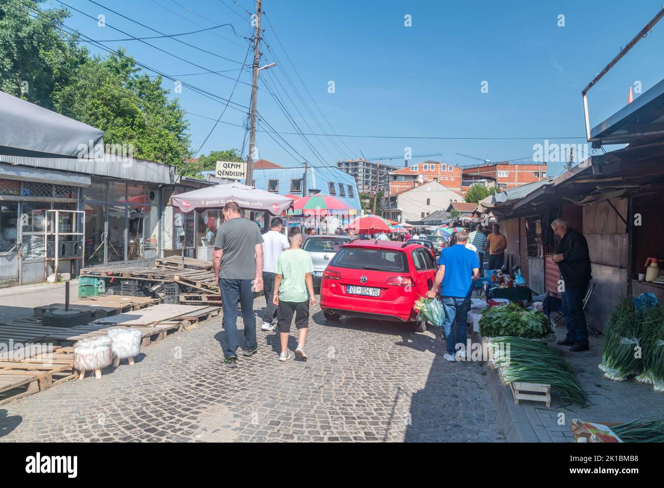 Pristina, Kosovo - June 5, 2022: Popular street market in Pristina Stock Photo - Alamy