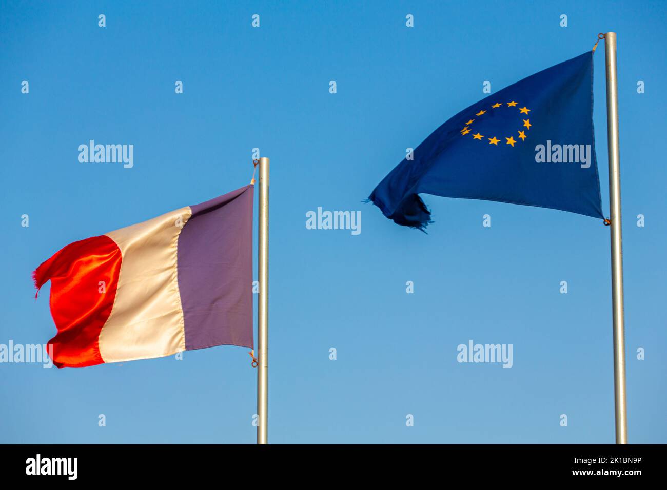 Drapeau euro hi-res stock photography and images - Alamy