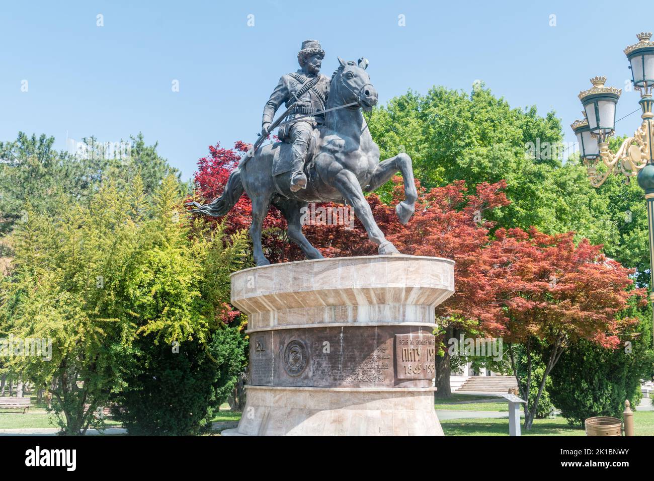 Skopje, North Macedonia - June 5, 2022: Monument of Pitu Guli ...