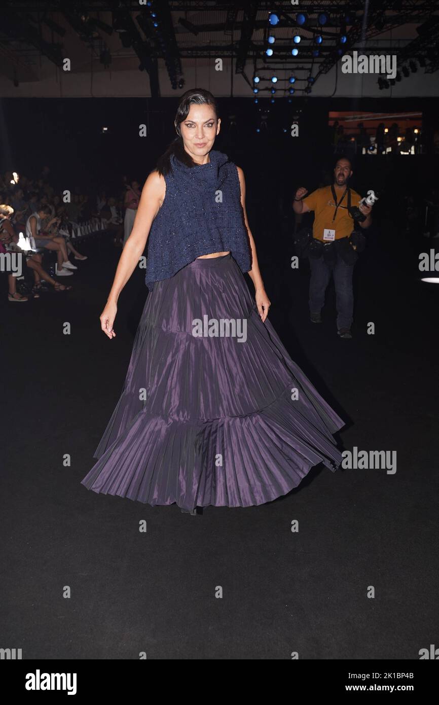 Madrid, Spain. 17th Sep, 2022. at the front row of “Fely Campo ...