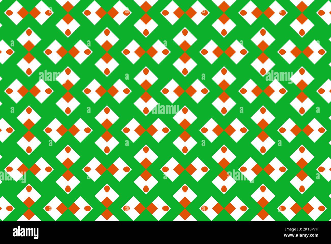 Geometric pattern in the colors of the national flag of Niger. The ...