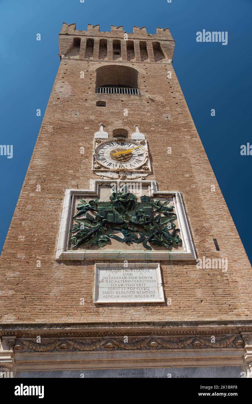 36 meters high and crowned by Ghibelline battlements, the Torre del ...