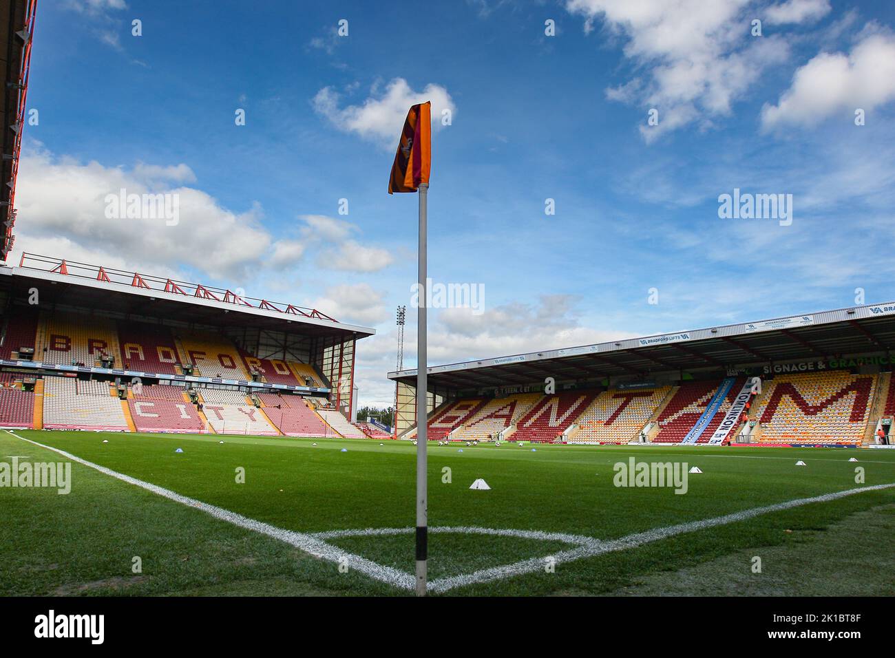 The University of Bradford Stadium, Bradford, England - 17th September ...