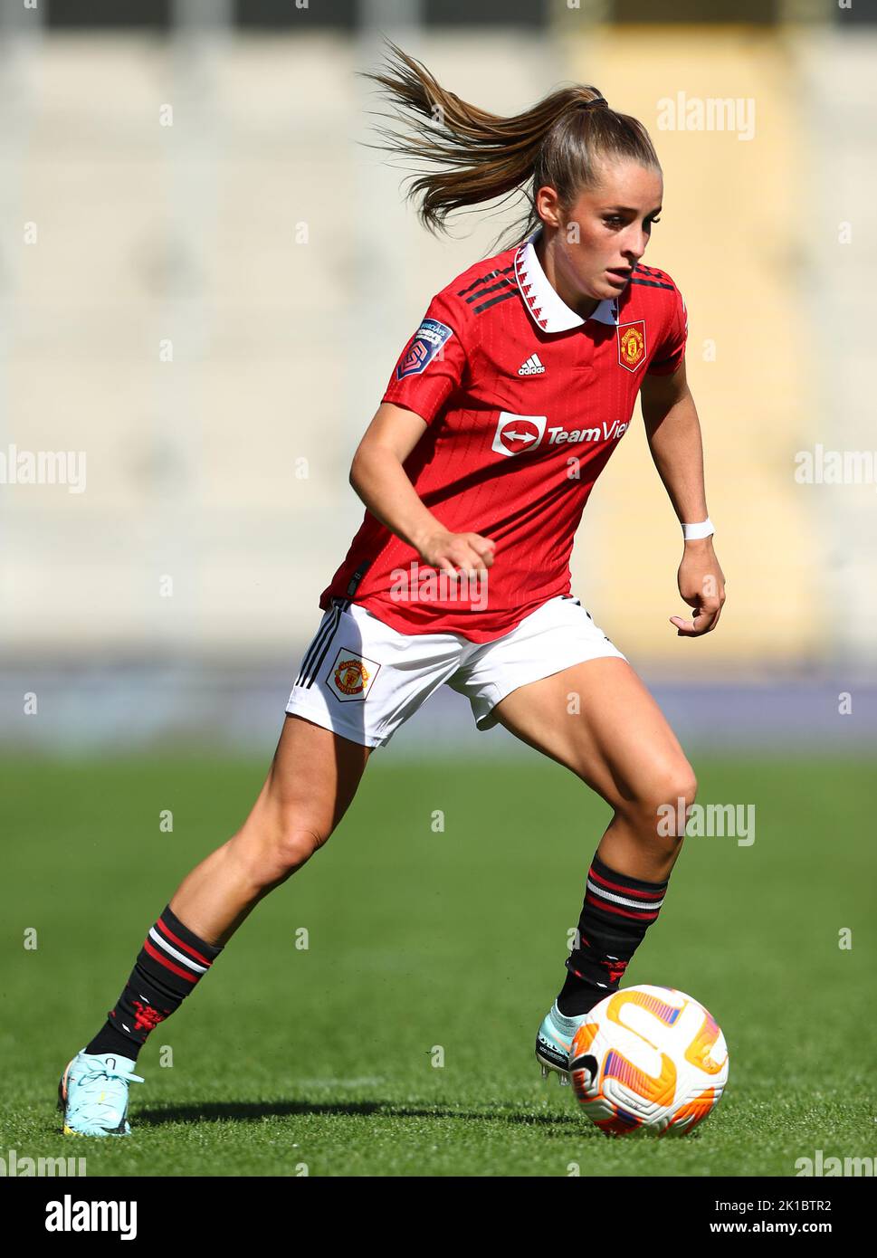 Manchester United's Ella Toone during the Women's Super League match at ...
