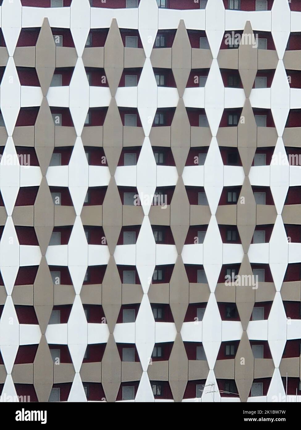 A vertical seamless pattern with geometric shapes Stock Photo - Alamy