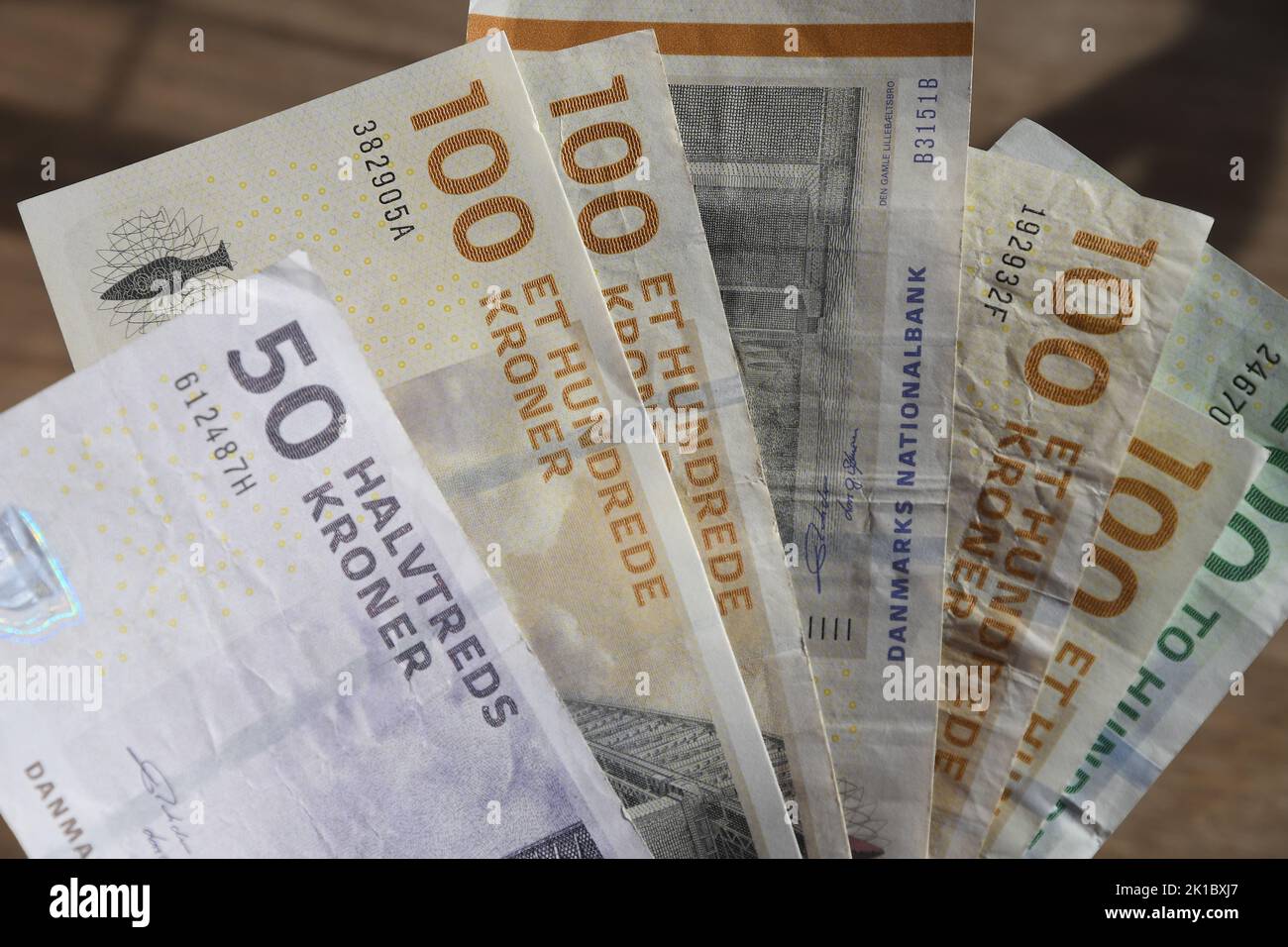 Kastrup/Copenhagen -Denmark -17 Septmeber 2022- danis kroner paper ...