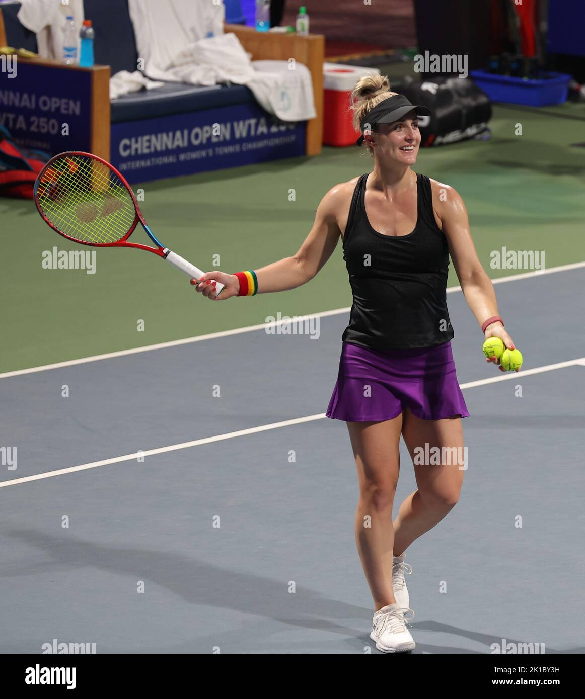 Chennai, India, 17th Sep 2022: Chennai Open WTA 250: Gabriela DABROWSKI ...