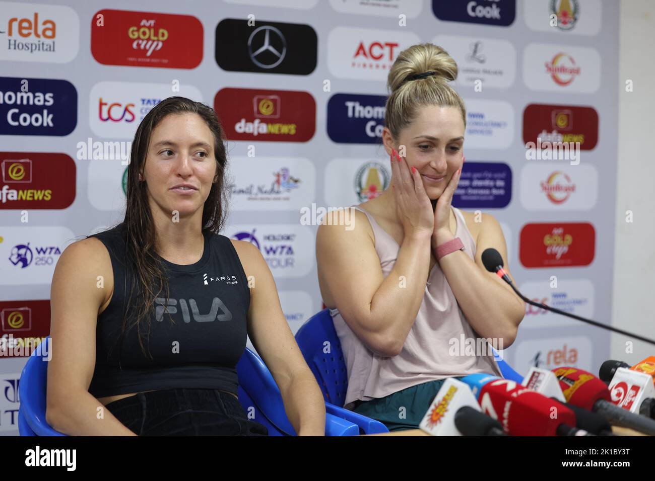 Chennai, India, 17th Sep 2022: Chennai Open WTA 250: Gabriela DABROWSKI ...