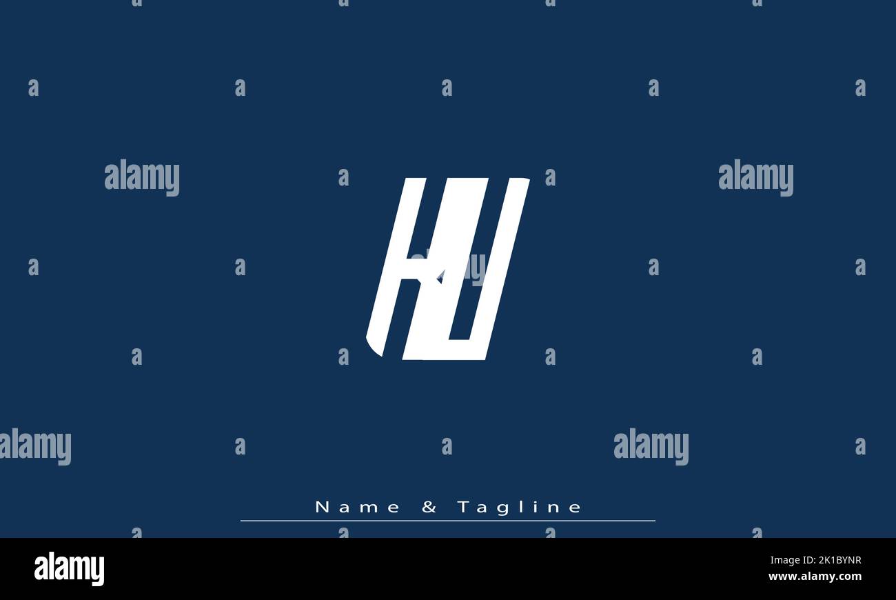 Alphabet letters Initials Monogram logo KU , UK Stock Vector Image ...