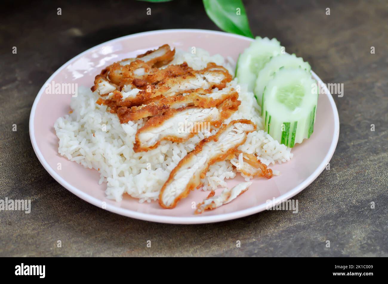 Singapore style chicken chop hi-res stock photography and images - Alamy