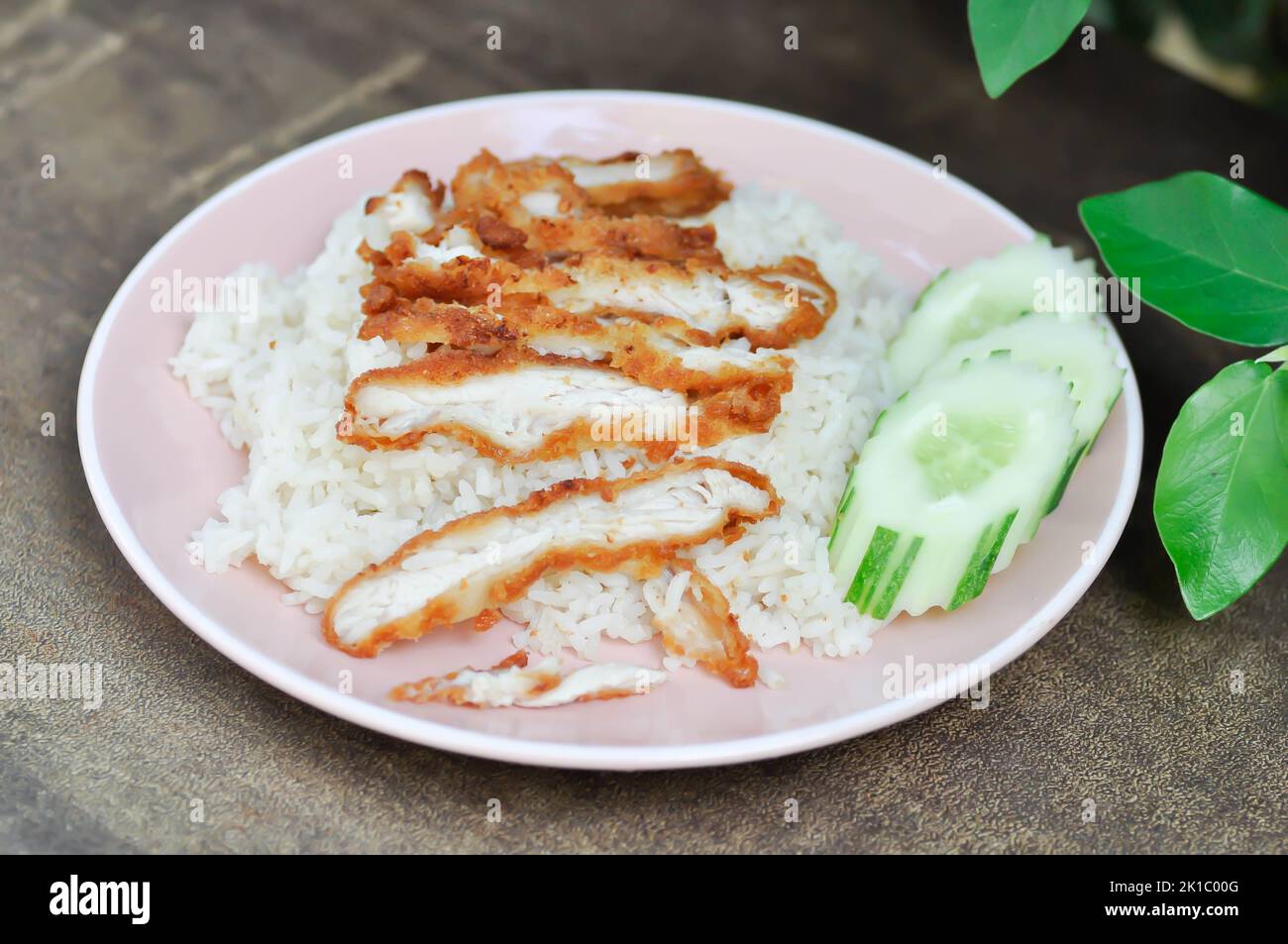 Singapore style chicken chop hi-res stock photography and images - Alamy